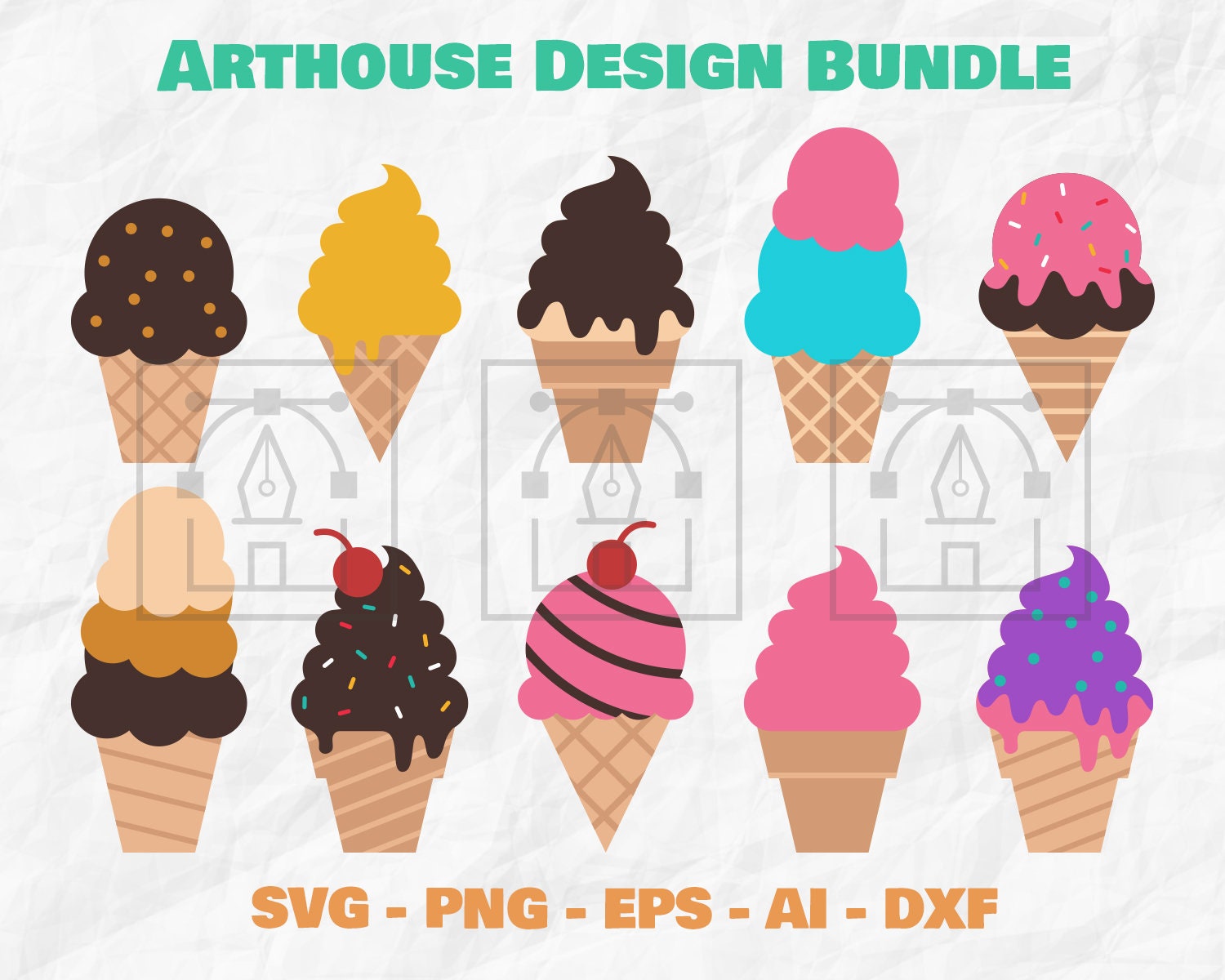 Ice Cream Cone Svg Ice Cream Clipart Ice Cream Cricut Ice Cream