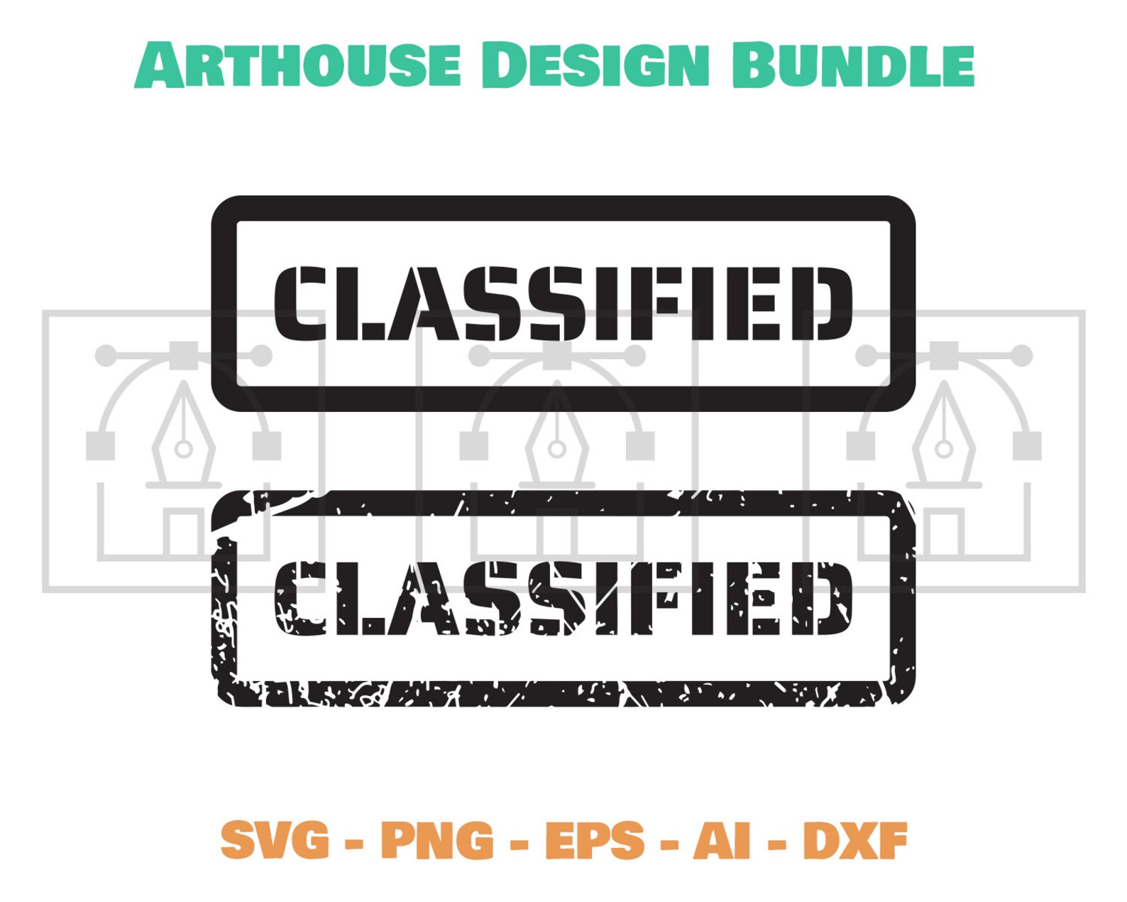 Classified Army Stencil, Classified Stamp Svg, Army Stencil Svg ...