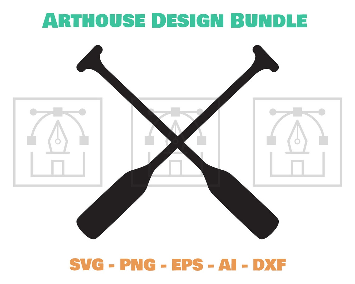 Cross Paddle SVG, Paddle Clipart, Canoeing Svg, Kayaking Svg, Cross ...