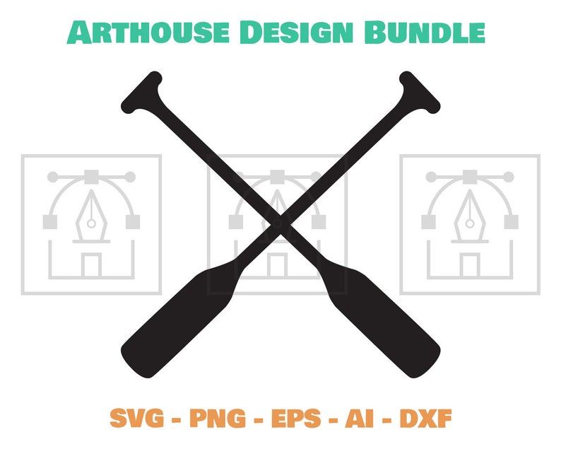 Cross Paddle SVG, Paddle Clipart, Canoeing Svg, Kayaking Svg, Cross ...