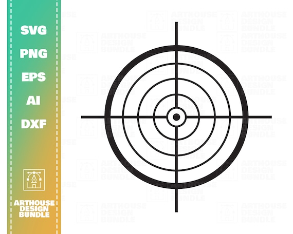 Target Practice SVG Shooting Svg Target Aim Svg Target Svg - Etsy