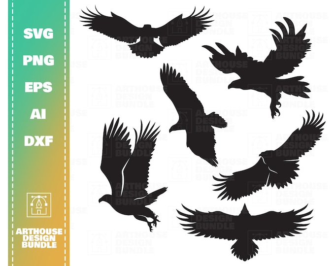 Adler SVG Bundle, Adler Clipart Bundle, Adler Silhouette, Adler Cricut ...