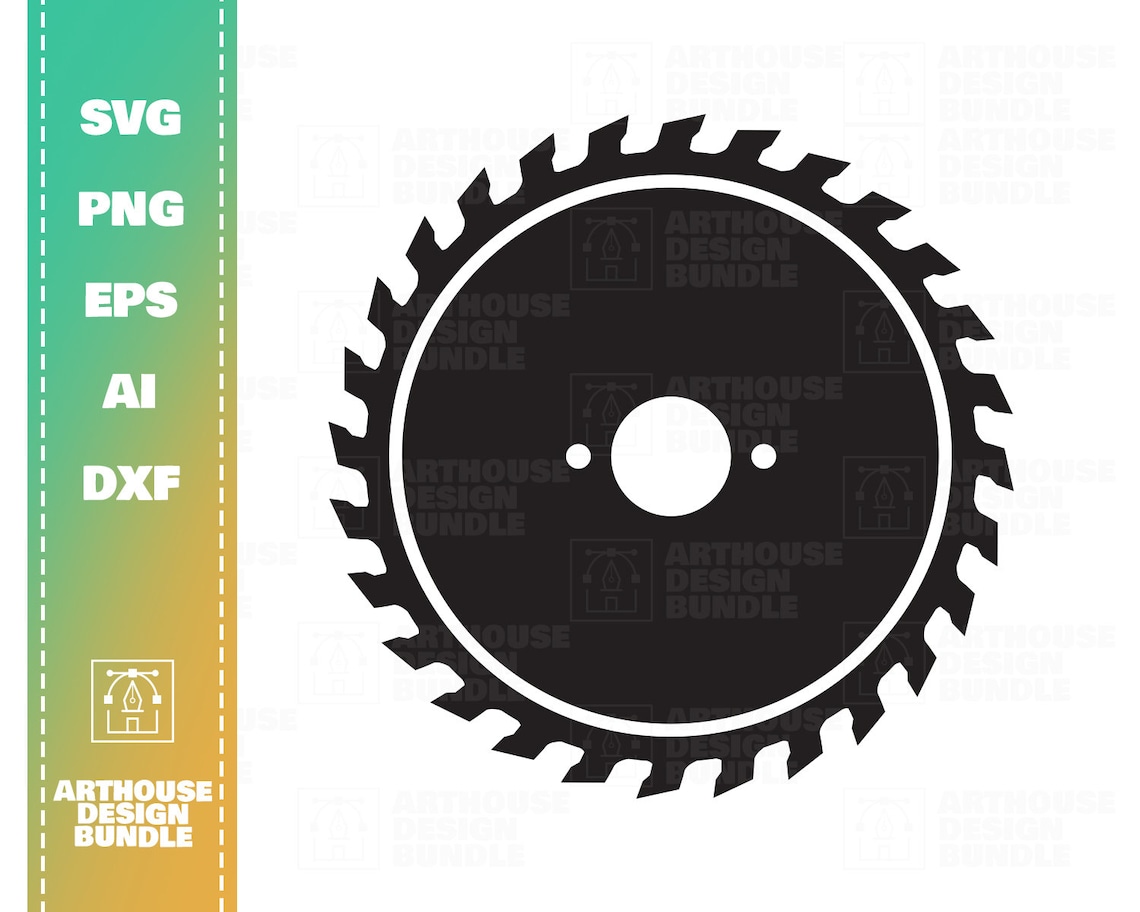 Sawblade SVG Sawblade Clipart Sawblade Silhouette Saw Svg - Etsy