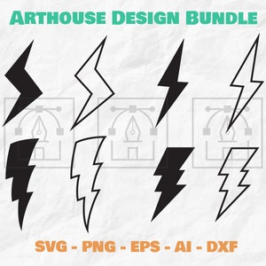 Lightning SVG, Thunder SVG, Lightning Clipart, Thunder Clipart, Thunder ...