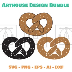 Pretzel SVG, Pretzel Clipart, Pastry Clipart Svg, Sweets Clipart Svg ...