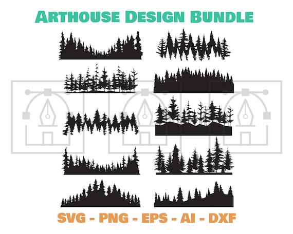 Forest Silhouette Clip Art