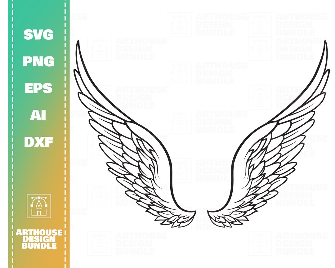 Angel Wings SVG Wings Clipart Wings Svg Wings Cricut Cupid - Etsy