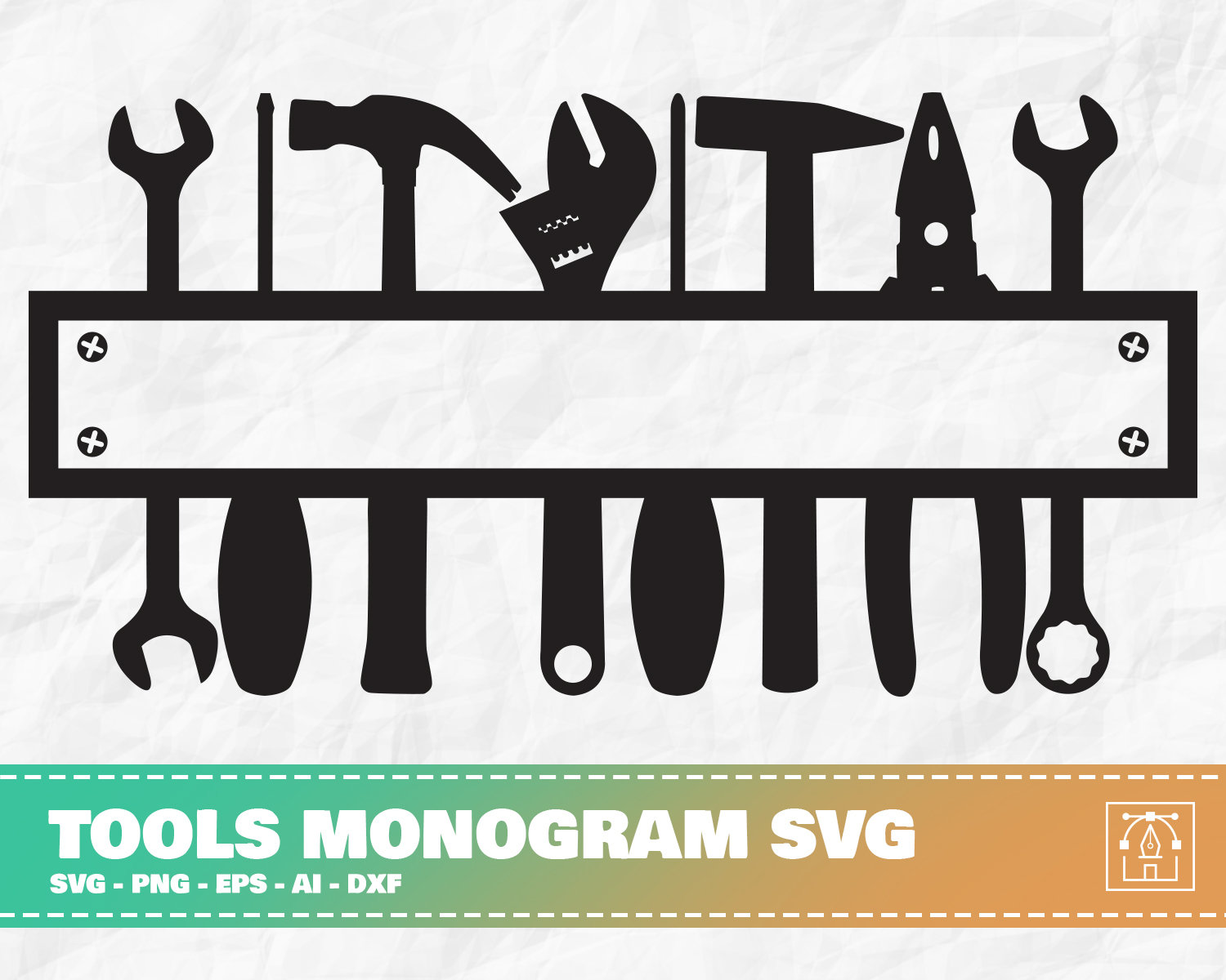 Tools Monogram SVG Tool Box Svg Tools Frame Svg Father | Etsy