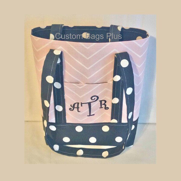 Monogram Tote Bag - Etsy