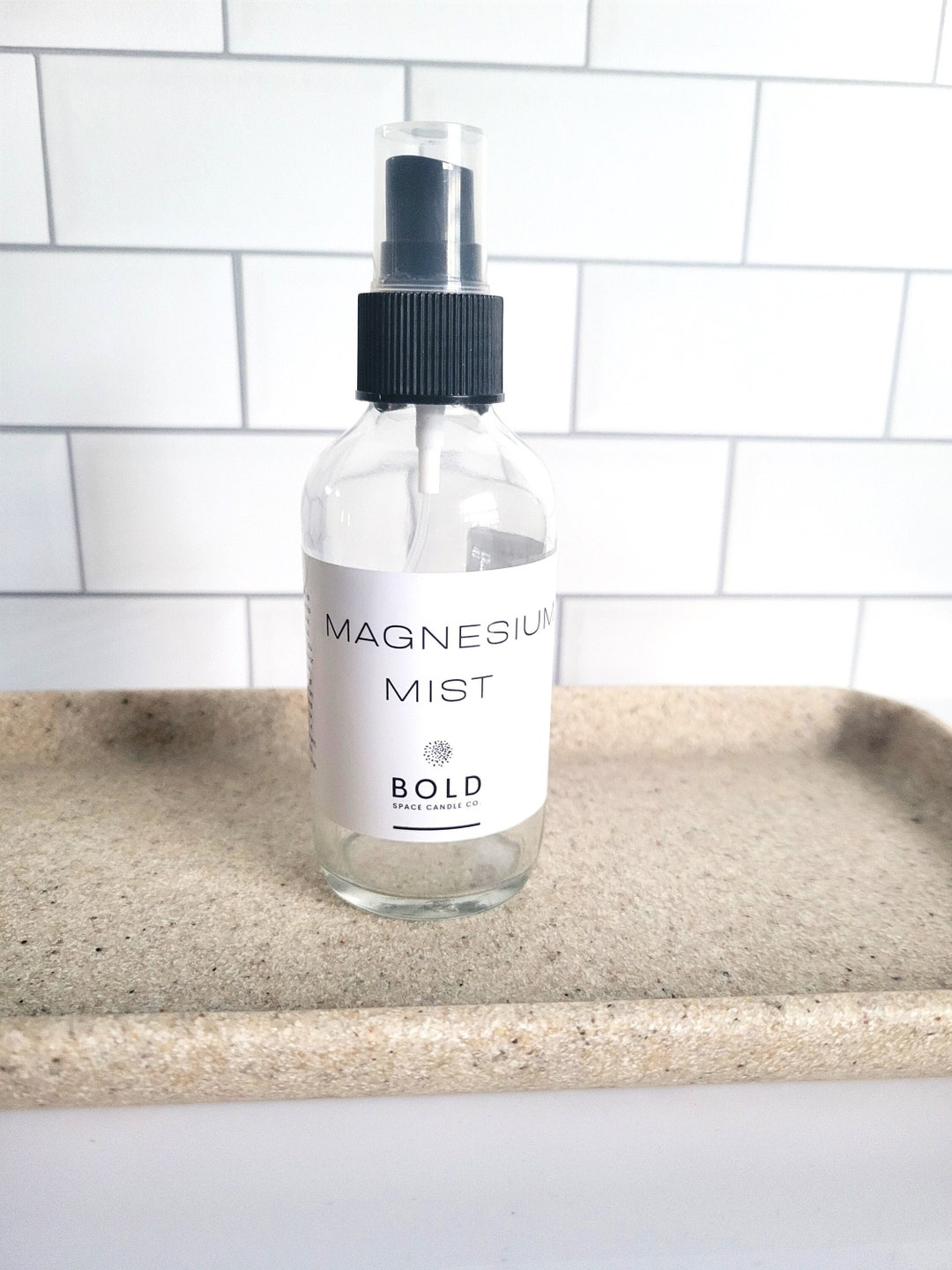 Magnesium Mist 100% Pure & Natural 4 Oz Glass Bottle Cramps PMS ...