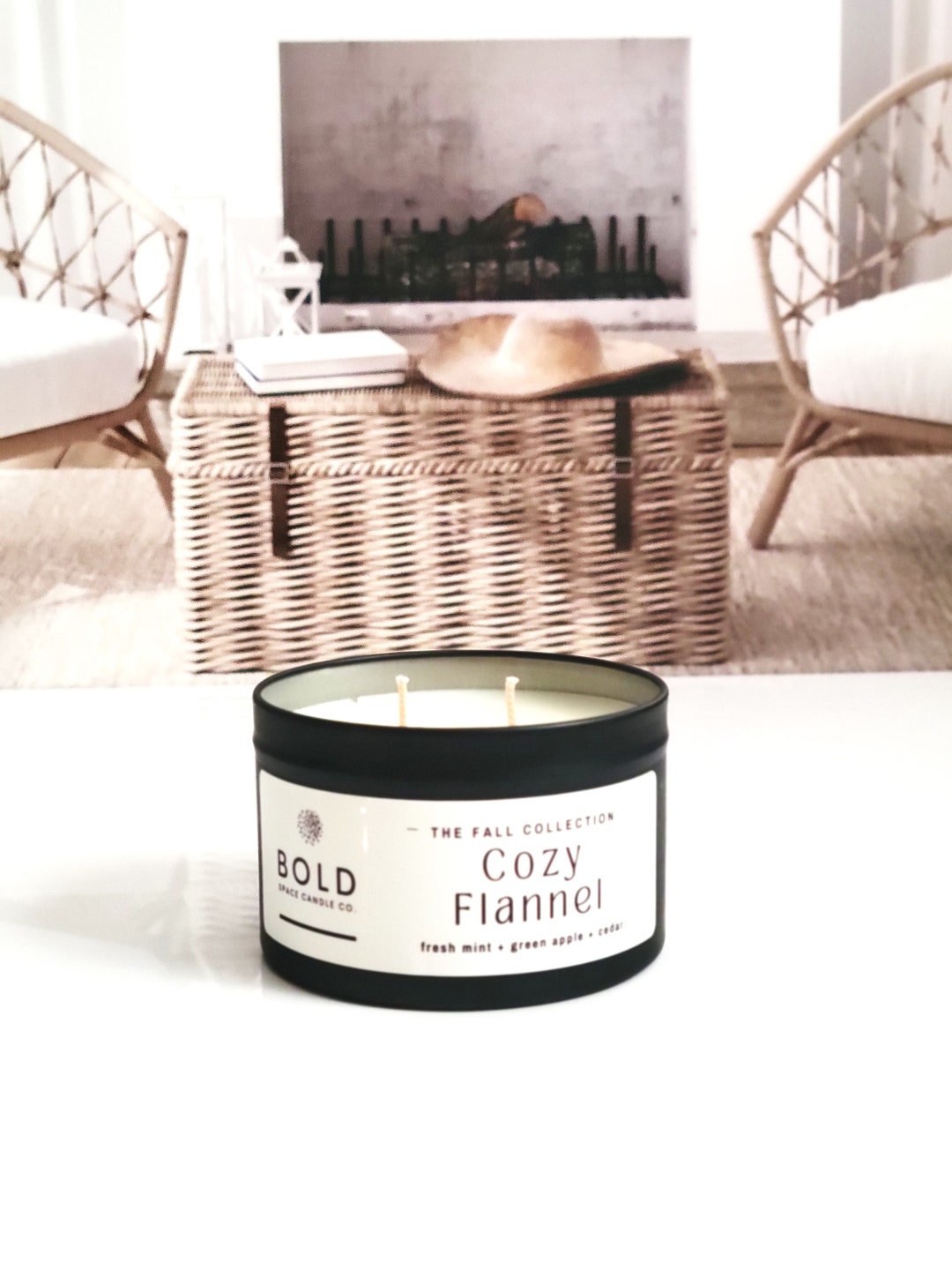 Cozy Flannel | Sweater Weather Soy Candle | Cedar | Fall Decor | Gift ...