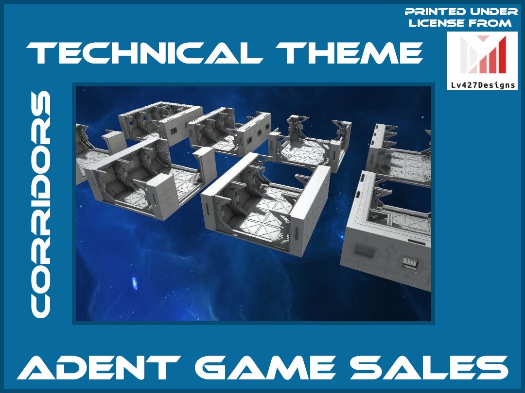Corridors - Technical Theme - Design by LV427 Designs - Etsy