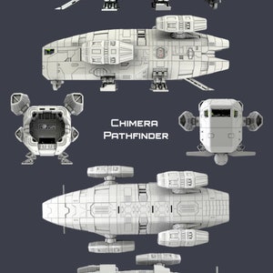 Chimera Pathfinder CUSTOM FREE SHIPPING Printed, Trimmed, and Assembled ...