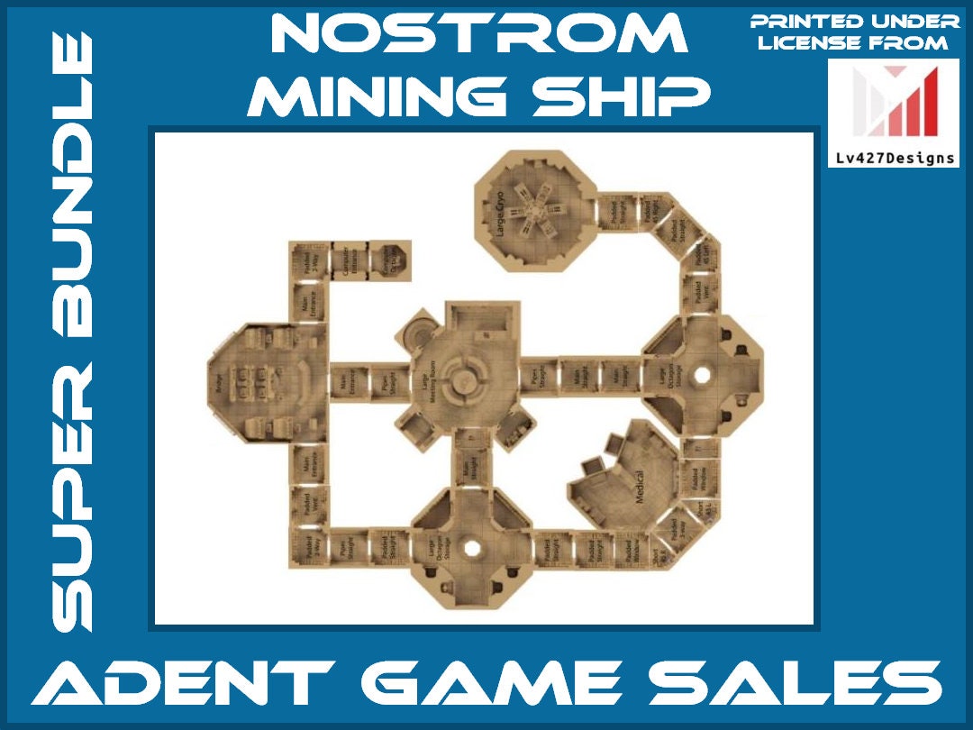 Nostrom Mining Ship SUPER BUNDLE Designs by LV427 Designs - Etsy