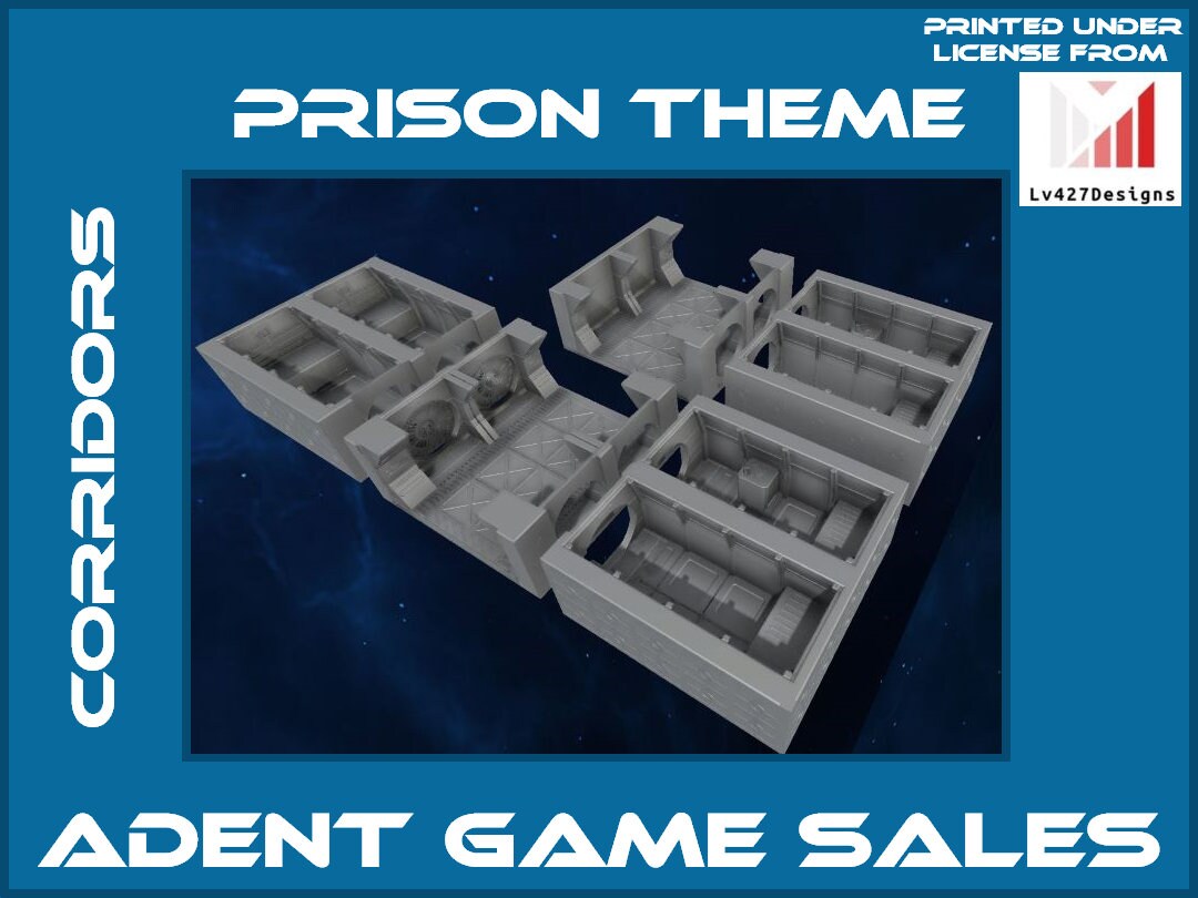 Corridors - Prison Theme - Design by LV427 Designs - Etsy