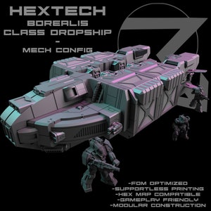 Borealis Class Dropship - HEXTECH Series - Custom - FREE SHIPPING ...