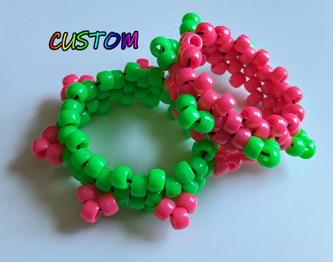 Spiked Kandi Cuff Bracelet (custom) - Single or Pair - Etsy