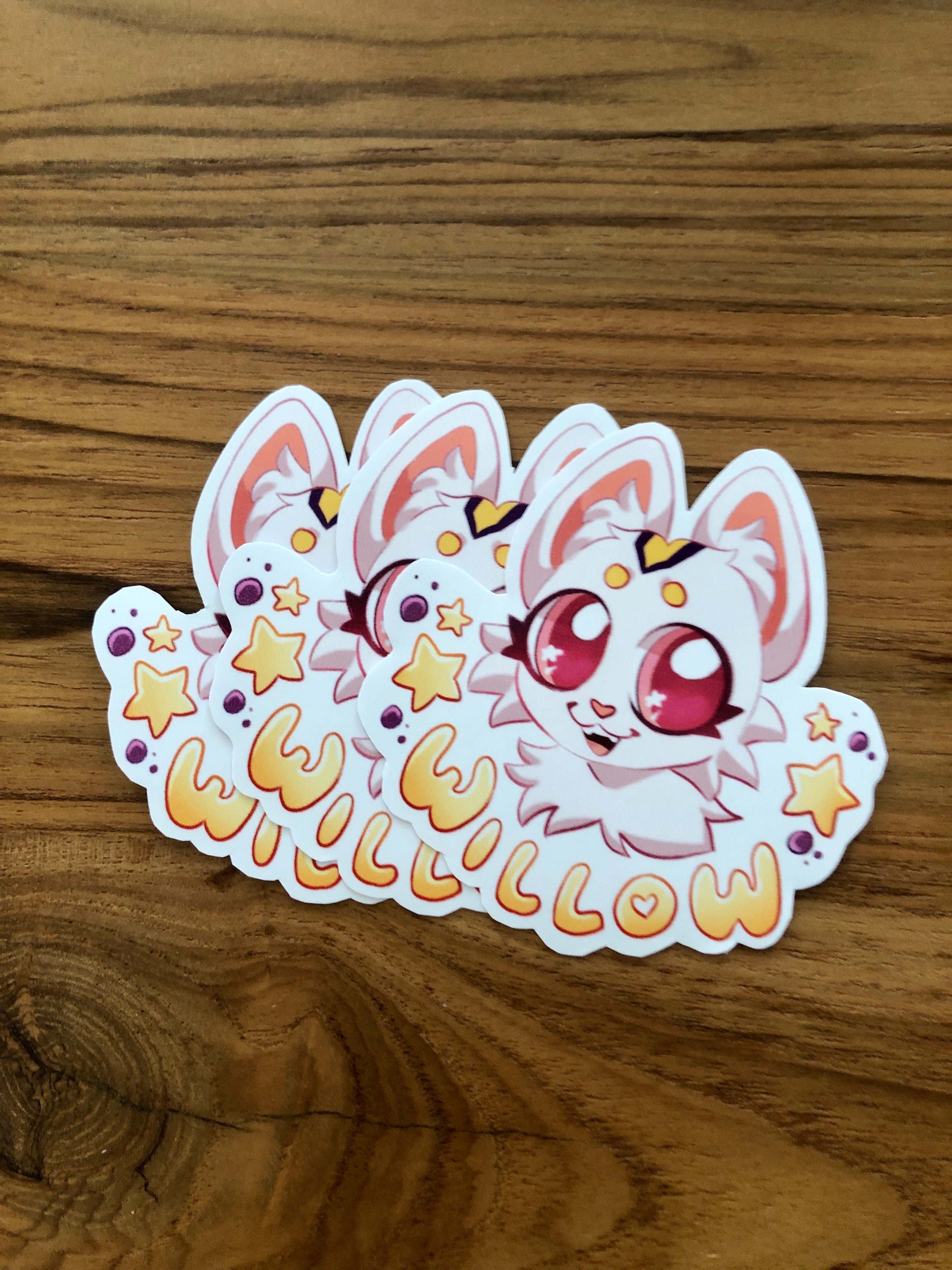 3 Custom Chibi Fursona Stickers - Etsy