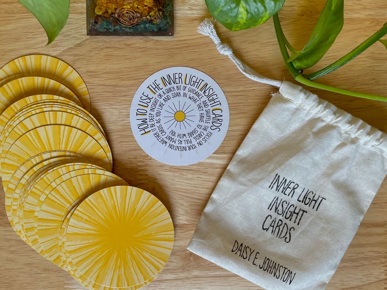 Inner Light Insight Cards Oracle Deck Mantra Meditation | Etsy