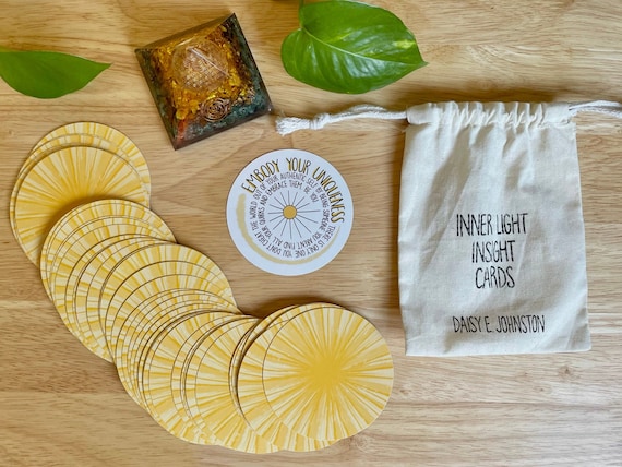 Inner Light Insight Cards Oracle Deck Mantra Meditation | Etsy