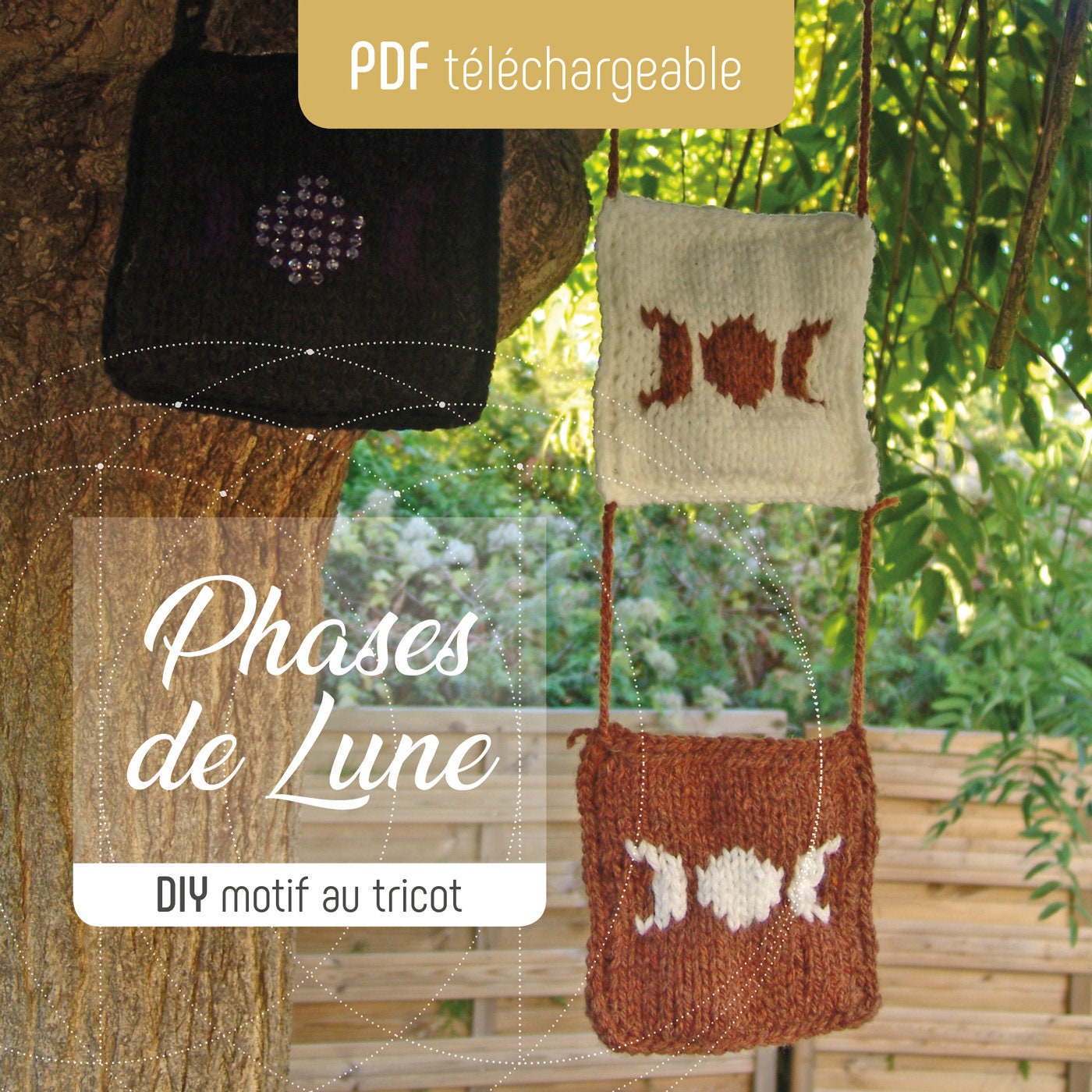 PDF/DIY /tutorial Knitting Pattern "moon Phases" - Etsy