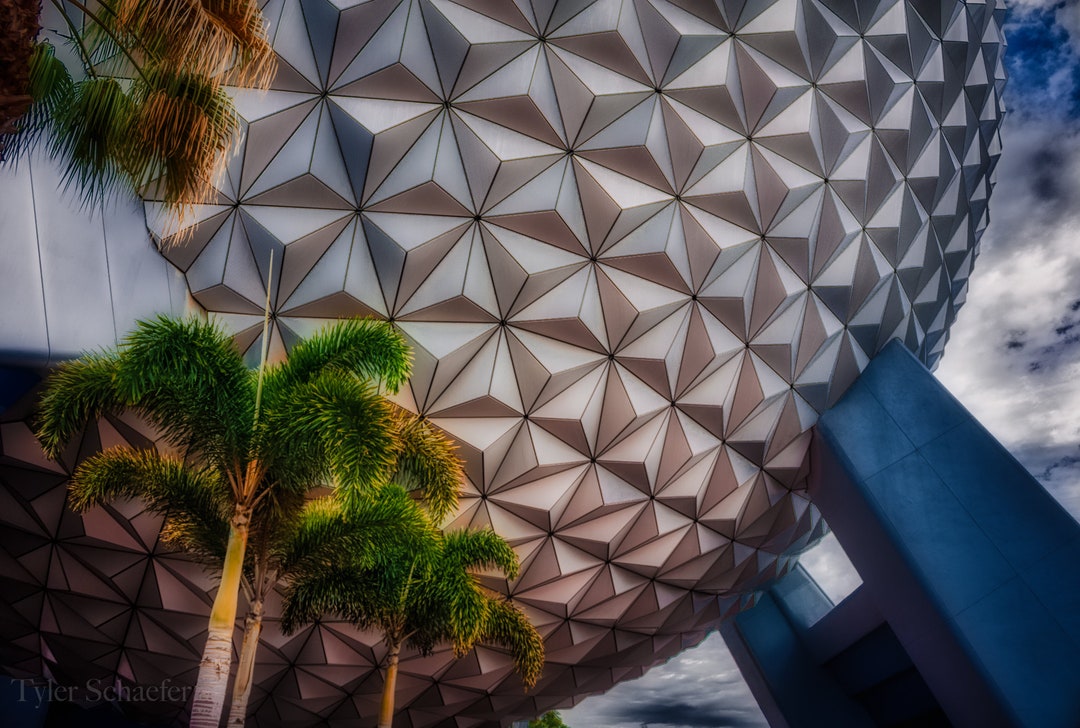 Epcot Ball Art - Spaceship Earth Ball - Disney Decor Art - Disney ...
