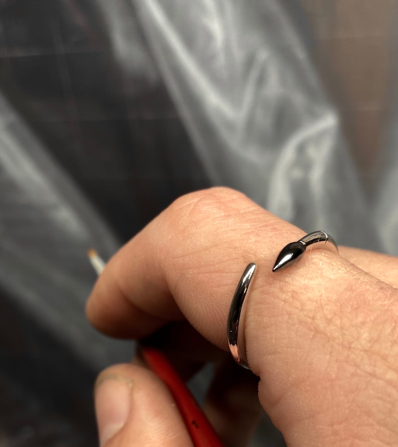 Paint Brush Ring Wrap Rings for Women Writer Gifts Twist | Etsy