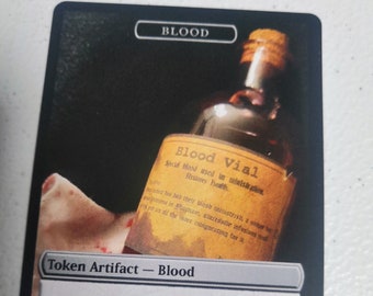 Blood Token Mtg - Etsy