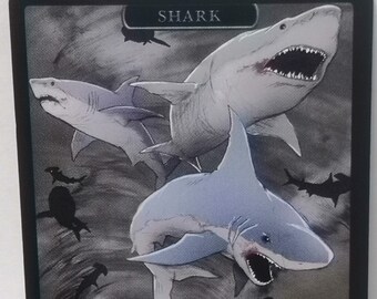 Shark Token Mtg - Etsy