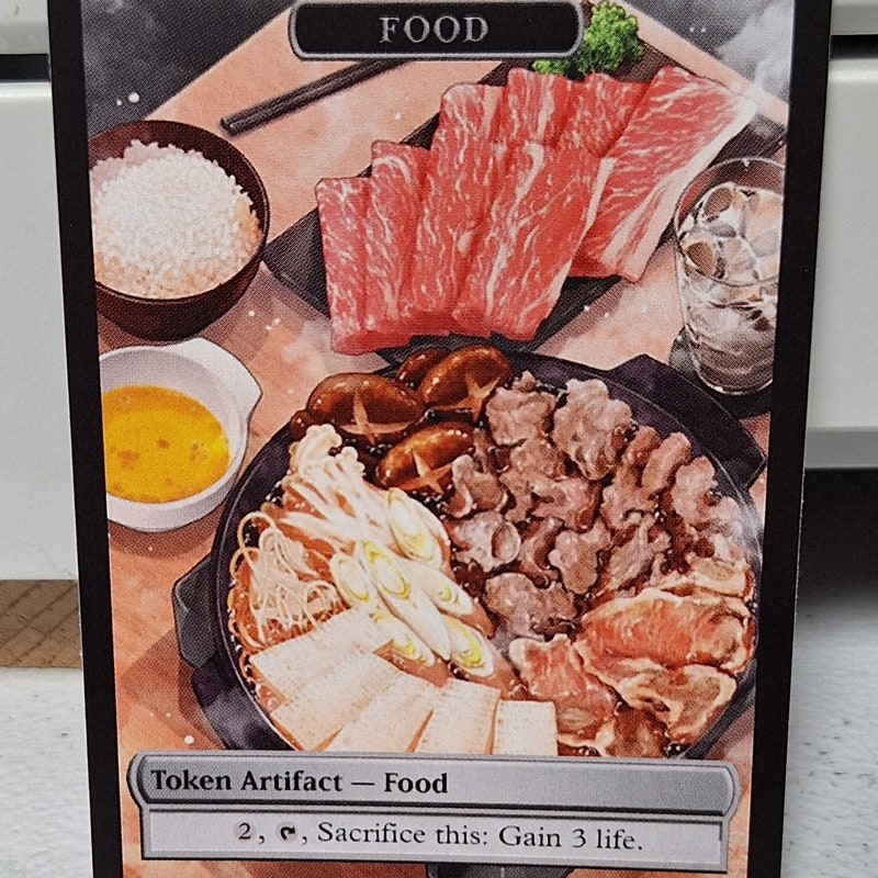 Mtg Anime Food Token - Etsy UK