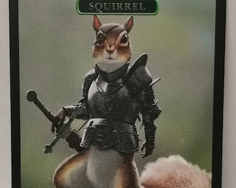 Squirrel Mtg Token - Etsy
