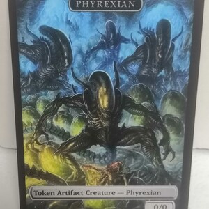 Mtg Incubator and Phyrexian 0/0 Token Double Sided Alternative Art EDH ...