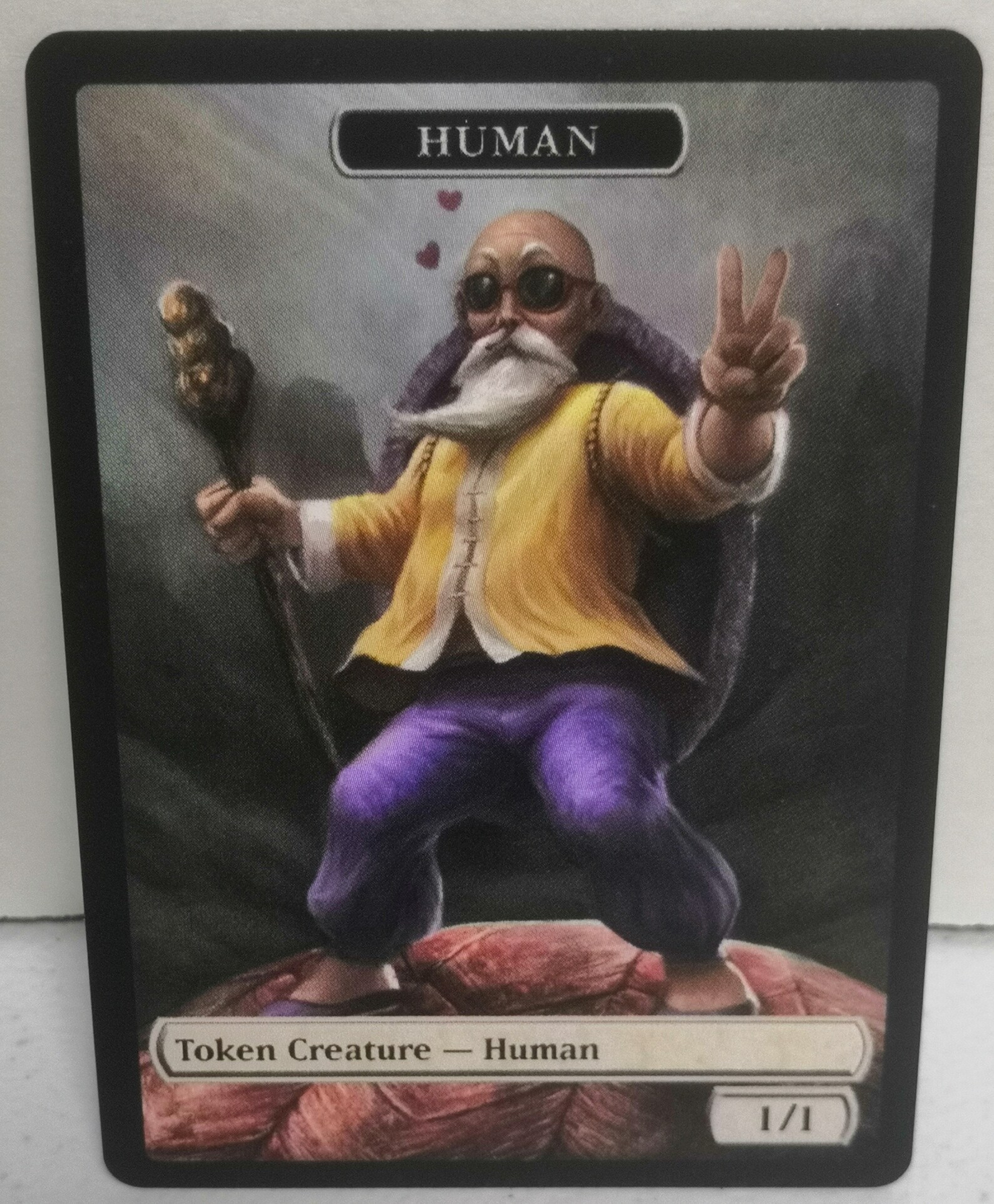 Mtg Human 1/1 Double Sided Token Alternative Art EDH - Etsy
