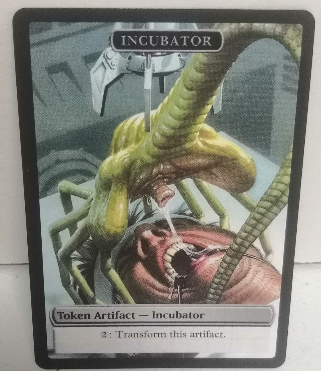 Mtg Incubator and Phyrexian 0/0 Token Double Sided Alternative Art EDH ...