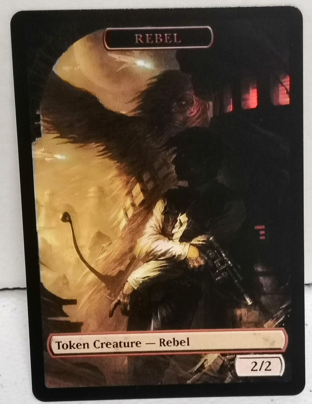 Mtg Rebel 2/2 Double Sided Token Alternative Art EDH - Etsy