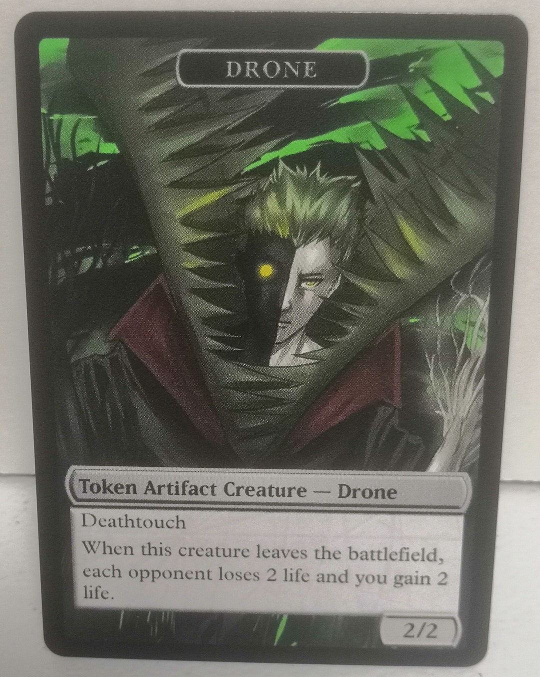 Mtg Drone 2/2 Token Double Sided Alternative Art EDH, Commander, Cube ...
