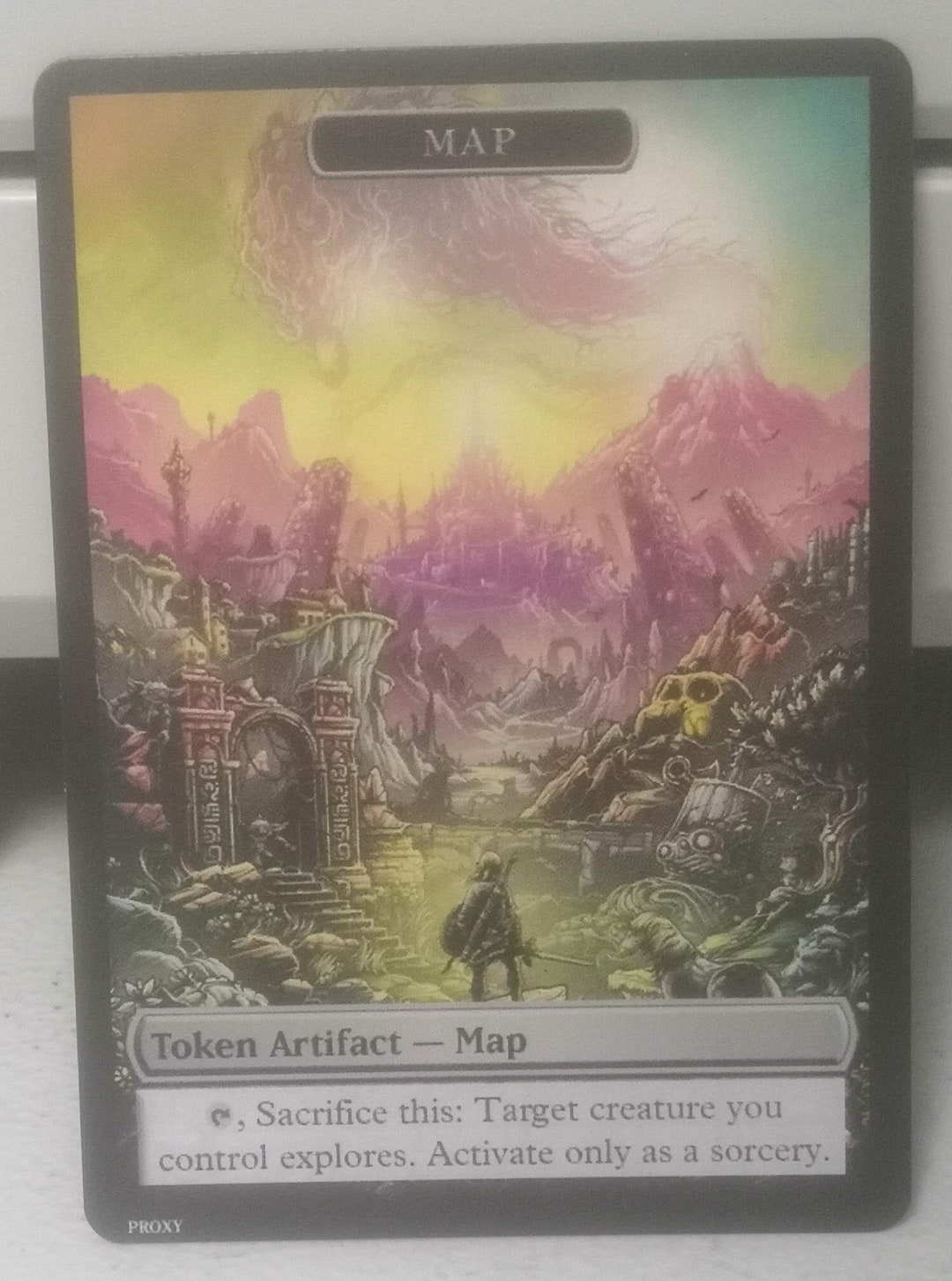 Mtg Map Double Sided Token Alternative Art EDH, Commander, Cube Draft ...