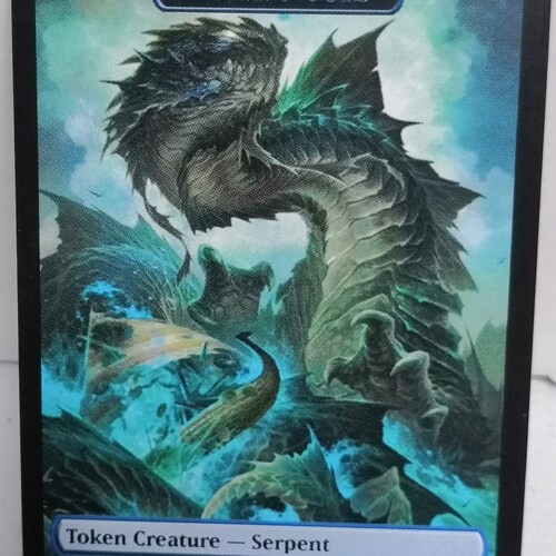 Mtg Koma's Coil 3/3 Double Sided Token Alternative Art - Etsy