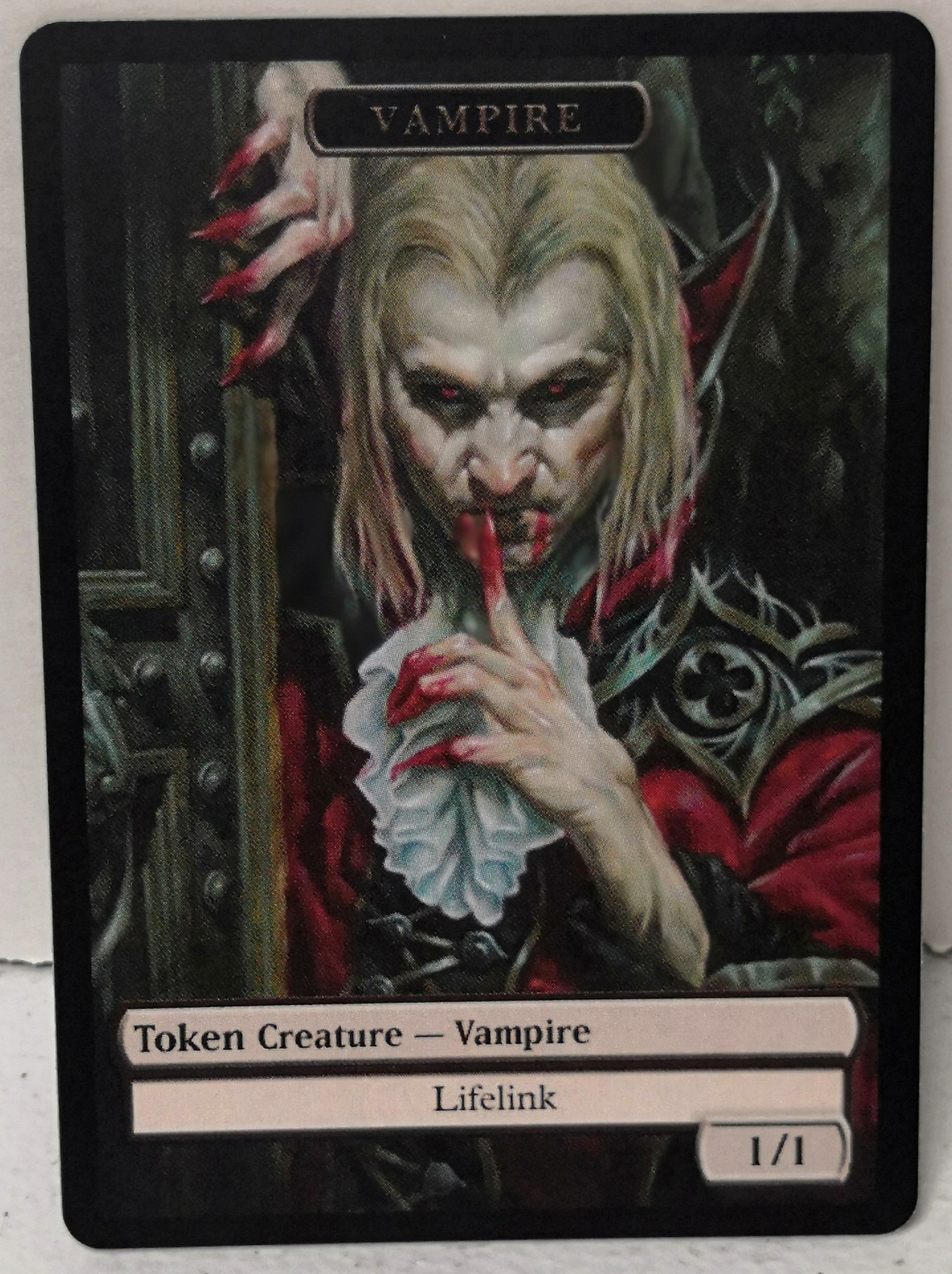 Mtg Vampire 1/1 and Vampire 1/1 With Lifelink Double Sided - Etsy