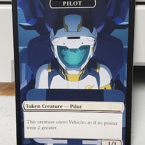 Mtg Pilot 1/1 Double Sided Token Alternative Art - EDH, Commander, Cube ...