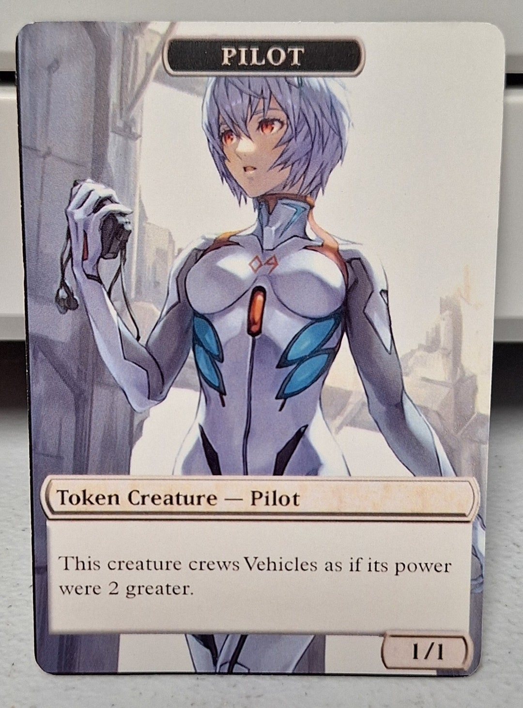 Mtg Full Art Pilot 1/1 Double Sided Token Alternative Art - EDH ...