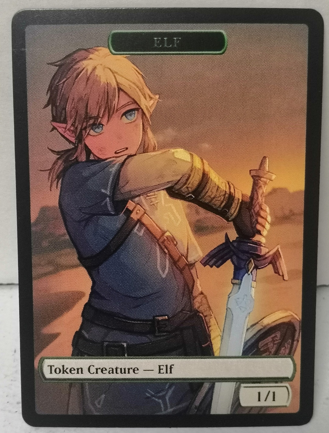 Mtg Elf 1/1 Double Sided Token Alternative Art - EDH, Commander, Cube ...