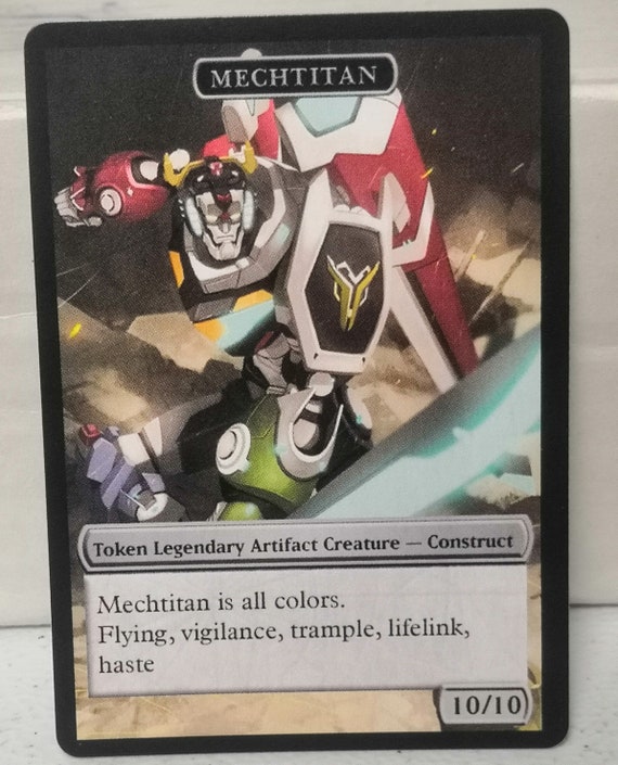 Mtg Pilot 1/1 and Mechtitan 10/10 Token Alternative Art EDH | Etsy
