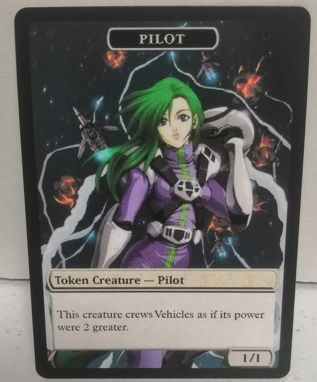 Mtg Pilot 1/1 and Mechtitan 10/10 Token Alternative Art EDH - Etsy