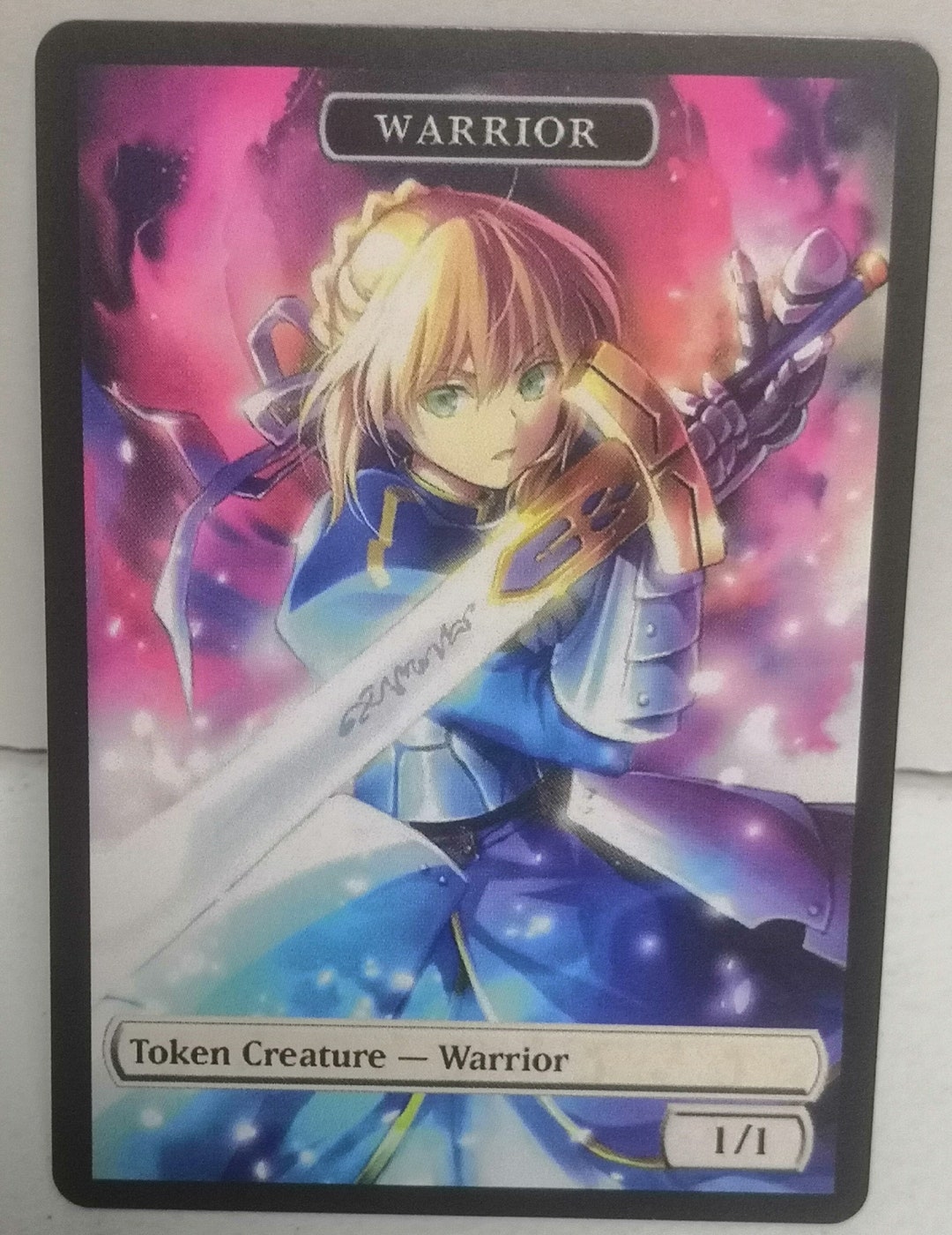 Mtg Warrior 1/1 Double Sided Token Alternative Art - EDH, Commander ...