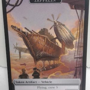 Mtg Zeppelin 5/5 Double Sided Token Alternative Art - EDH, Commander ...
