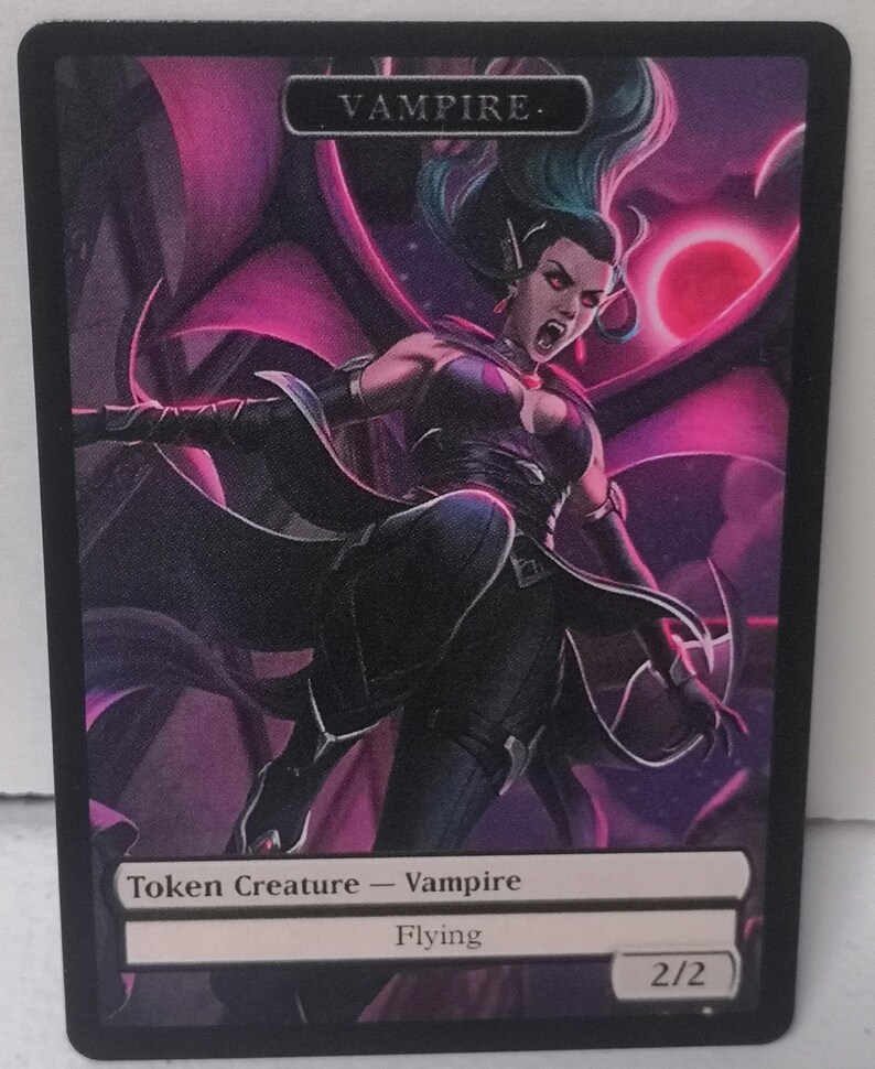 Mtg Vampire 2/2 With Flying and Vampire 2/3 With Lifelink - Etsy