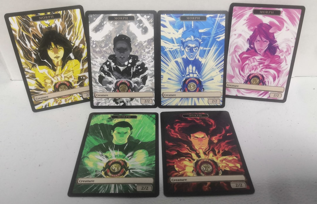 Mtg Morph and Manifest 2/2 Token Alternative Art - EDH, Commander, Cube ...
