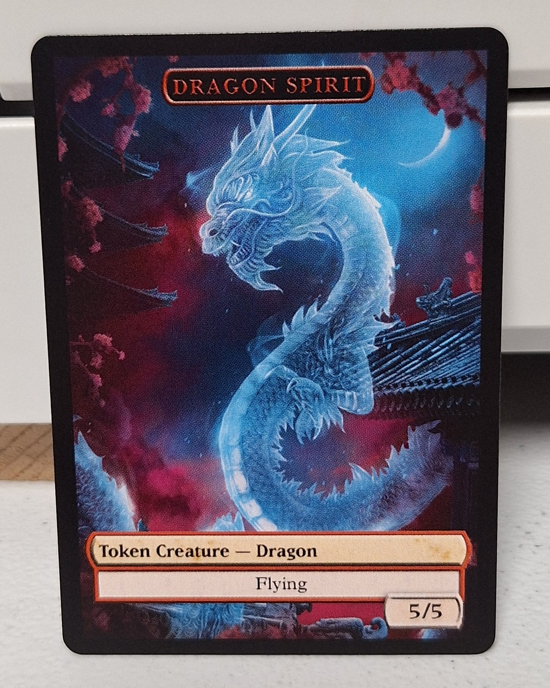 Mtg Dragon Spirit 5/5 Double Sided Token Alternative Art - EDH ...