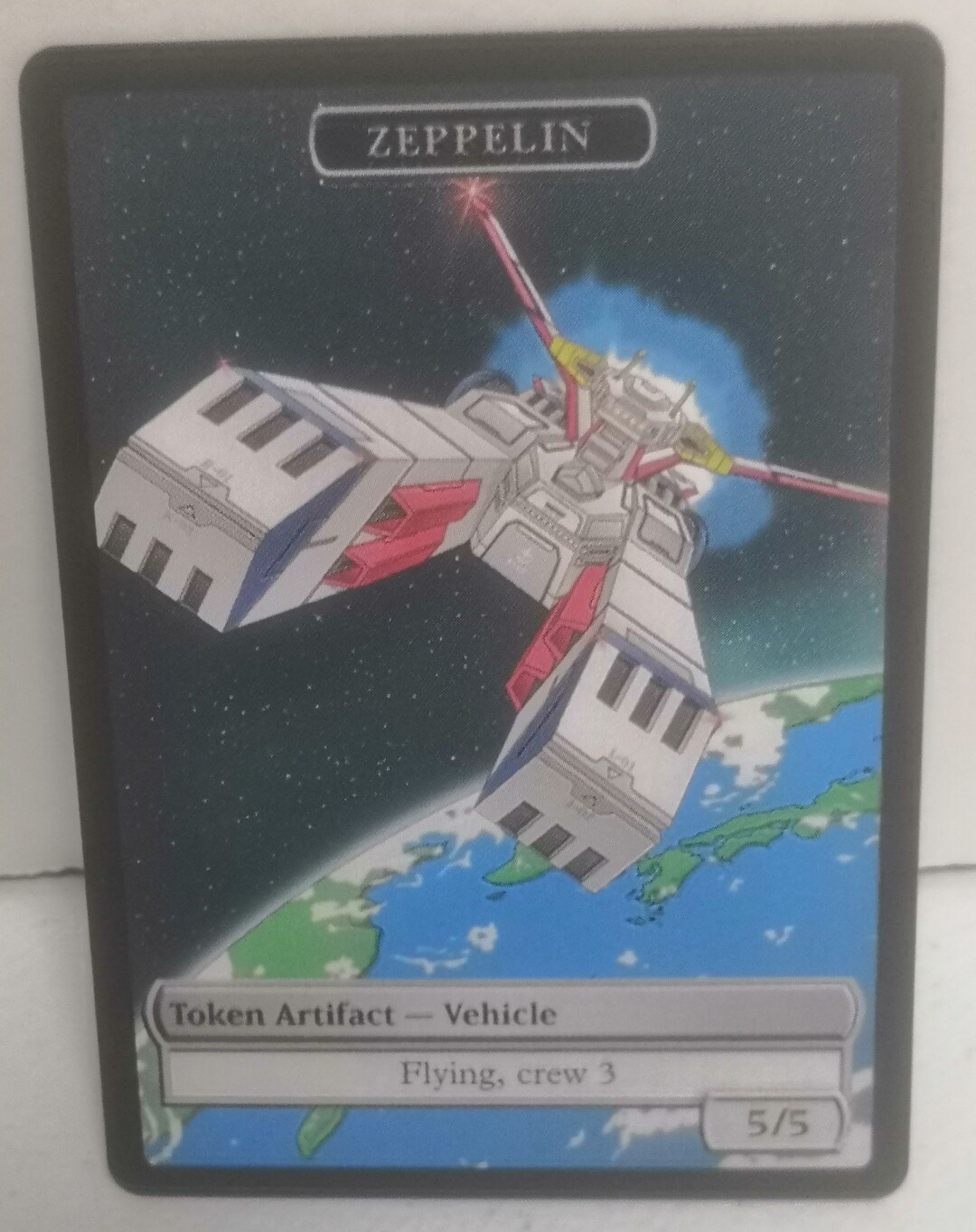 Mtg Zeppelin 5/5 Double Sided Token Alternative Art EDH, Commander ...